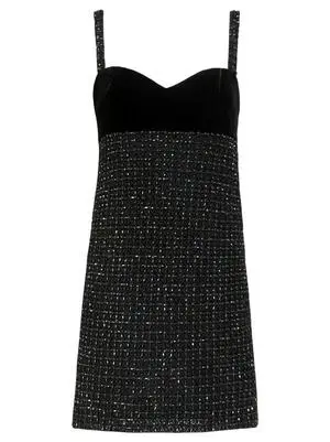 COSTARELLOS Aphra Beaded Mini Dress