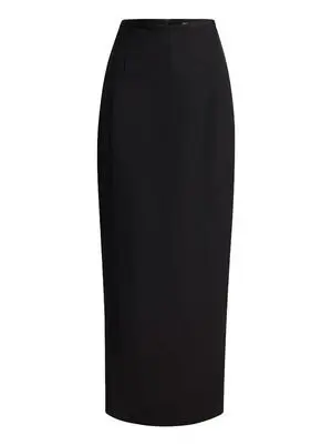 Khaite Elongated Pencil Skirt - Black