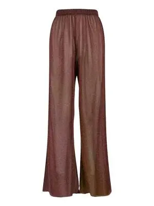 Oseree Lumière Elasticated Trousers Brown