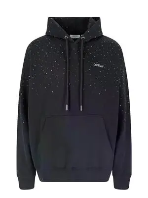 Off-White Logo-detail Hoodie - Black