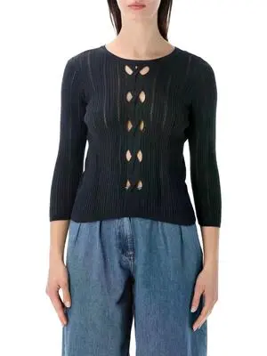 SESSUN Alencar Knitted Top - Green