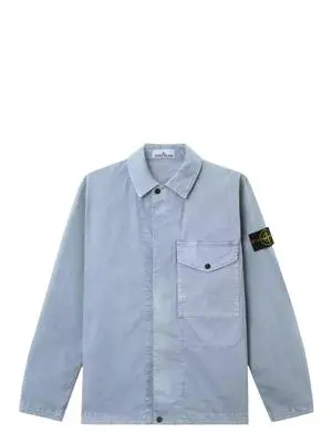 Stone Island Button-pocket Shirt - Blue