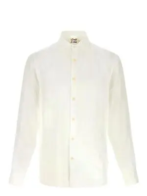 MC2 SAINT BARTH Pointed-collar Shirt - White