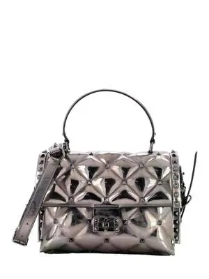 Valentino Garavani Candystud Top Handle Shoulder Bag - Metallic