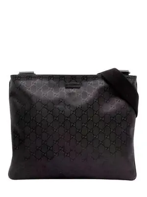 Gucci Gg Imprime Crossbody Bag - Black