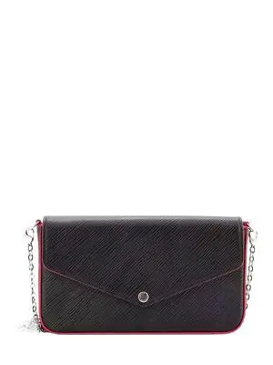 LOUIS VUITTON Felicie Pochette Epi Leather Crossbody Bag - Black