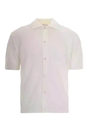 PAOLO PECORA Buttoned Collared Polo Shirt - Neutrals
