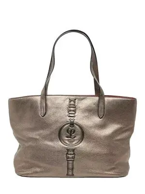 Loewe Metallic Leather Tote Bag - Brown