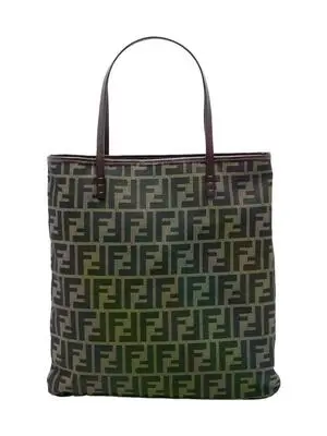 Fendi Zucca Canvas Tote Bag - Brown