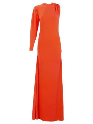 strapless open back dress Poly USA 8468 - Strappy Back Sleeveless Formal Dress M / Red main image 0