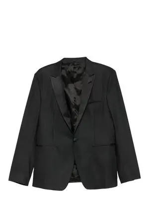 REVERES 1949 Peak-lapel Pocket Blazer - Black