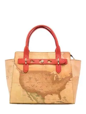 ALVIERO MARTINI 1° CLASSE Geo Tabacco Tote Bag - Neutrals
