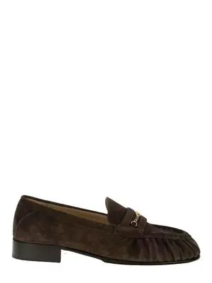 Valentino Garavani Vlogo Signature Chain-detail Loafers - Brown
