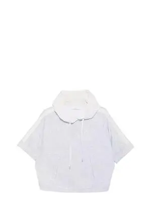 Peserico Striped Hoodie - Grey