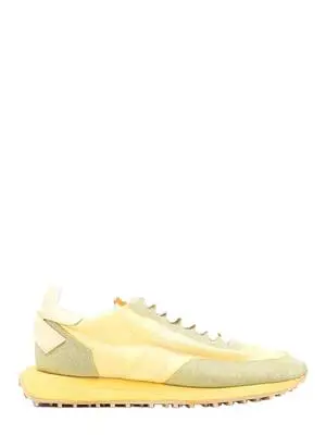 GHOUD VENICE Rush Starlight Monoblock Glitter-Panel Sneakers Yellow