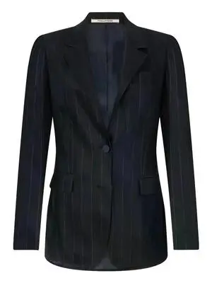 Tagliatore Pinstripe One-button Suit - Blue
