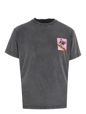 MAUNA KEA Samurai-graphic T-shirt - Grey