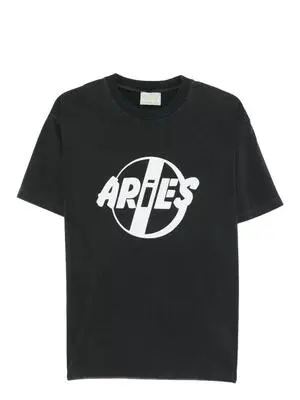 Aries Faded Punk Graphic T-shirt - Black
