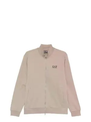EA7 Zip Collar Sweatshirt - Neutrals