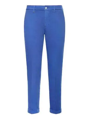 FAY Buttoned Trousers - Blue