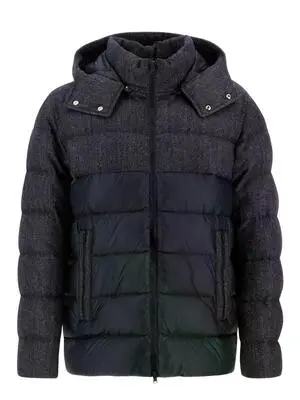 Herno Padded Hooded Jacket - Black