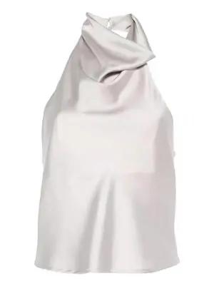 Imperial Halterneck Top - Grey
