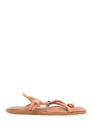 Flowze Fló Square Strap Sandals - Brown