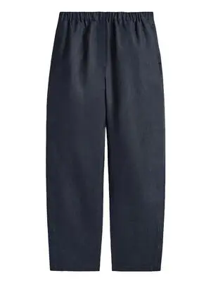 Cos Elasticated Barrel-Leg Pants Blue