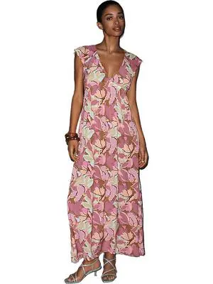 JULA Willow V-Neck Midi Dress