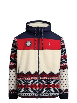 Polo Ralph Lauren Olympics 2026 Team Usa Hybrid Full-zip Hoodie - Refined Navy Blue