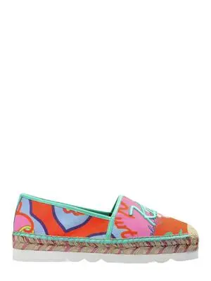 Kurt Geiger Printed Espadrille - Orange