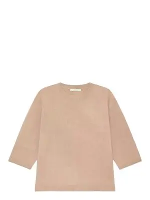 Malìparmi Crew Neck Three-quarter Sleeve Sweater - Neutrals