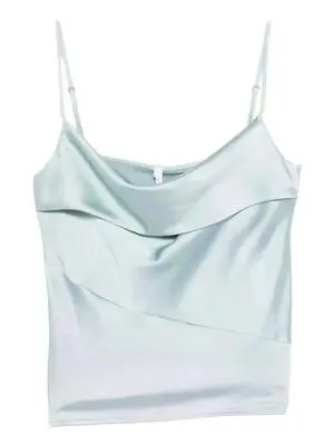 Imperial Cowl-neck Top - Blue
