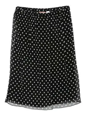 N°21 Elasticated Waistband Mini Skirt - Black