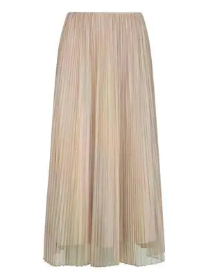 MAX MARA Pleated Skirt With Layered Hem