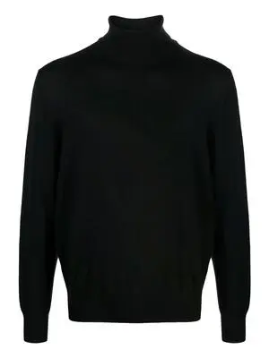FILERIA Roll-neck Virgin-wool Jumper - Black