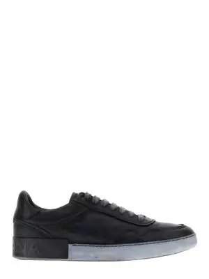 Dolce & Gabbana Leather Sneakers - Black