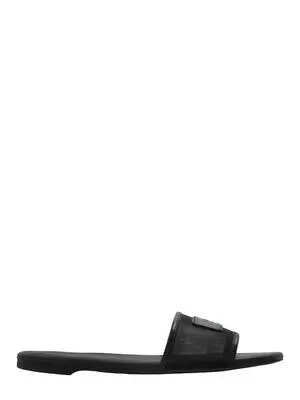 Kate Spade New York Breezy Mesh-strap Sliders - Black