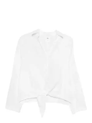 LOIS Tie-front Shirt - White