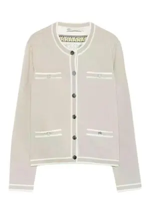Tory Burch Buttoned Cardigan - Grey
