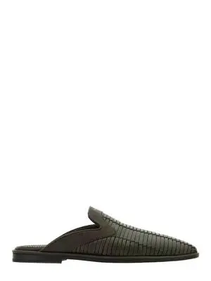 FERRAGAMO Calfskin Mules - Brown