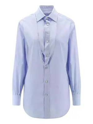 MAISON MARGIELA Cotton Shirt - Blue