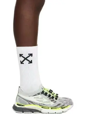 Off-White Be Right Back Knit Low-top Sneakers Grey