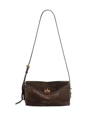 Balenciaga Le 7 Shoulder Bag Medium - Moka