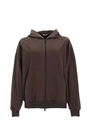 Brunello Cucinelli Hooded Zip-up - Brown