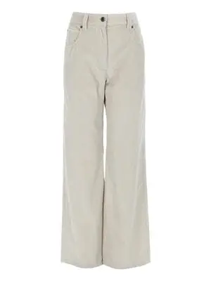 Brunello Cucinelli Corduroy Pants - Ivory