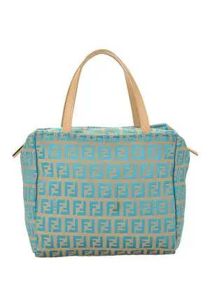 Fendi Zucchino Handbag - Blue