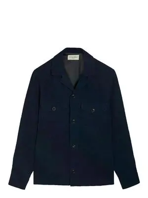 Officine Générale Pocket Cotton Jacket - Blue