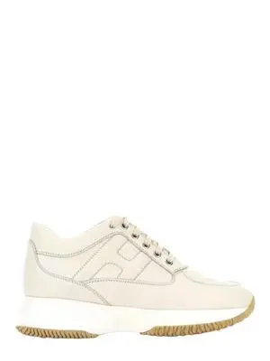 Hogan Interactive Logo-panel Sneakers - Neutrals