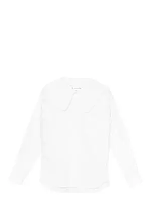 Comme Des Garçons Spread Collar Long-sleeve Shirt - White